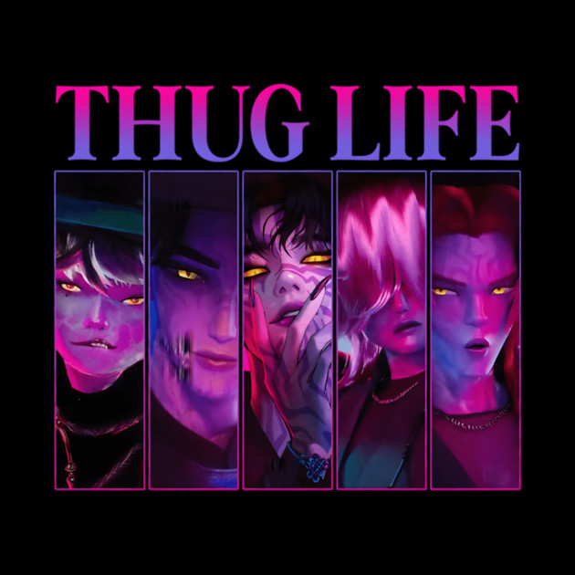 Thug Life Saja Kpop Demon Hunters - Custom Printed Boys - Phone Case ...