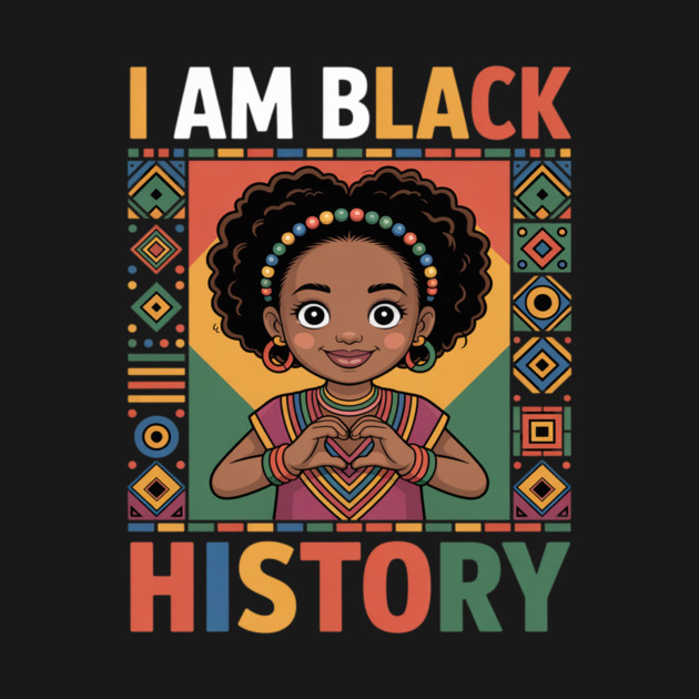 I Am Black History African American Girl Black History Month - I Am ...