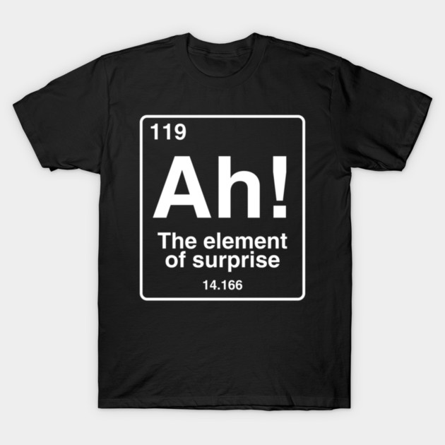 Ah The Elet Of Surprise Geek Periodic Table - Geeky Science Humor - T ...