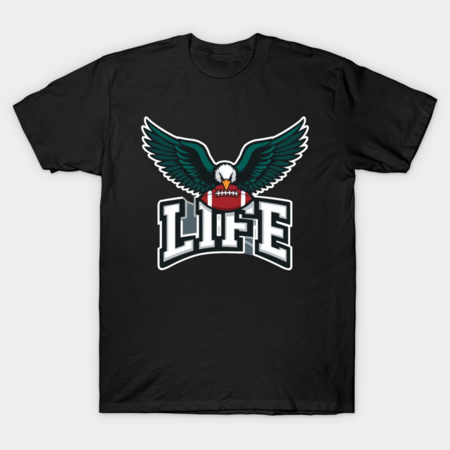 Eagle Football Design - Football - T-Shirt | TeePublic