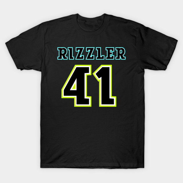 Rizzler 41 Jersey - Vintage 2025 Brainrot Aesthetic - Rizzler 41 - T ...