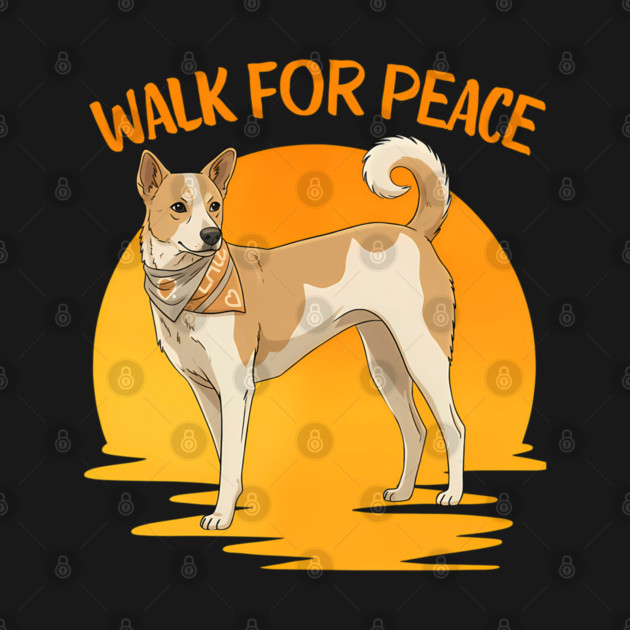 Walk for Peace Monks with Aloka Dog | Monk and Faithful Dog M11483 ...