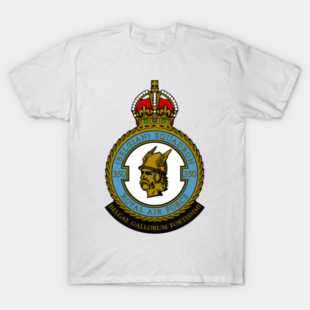 RAF Belgian Squadron 350 - Raf Belgian Squadron 350 - T-Shirt | TeePublic