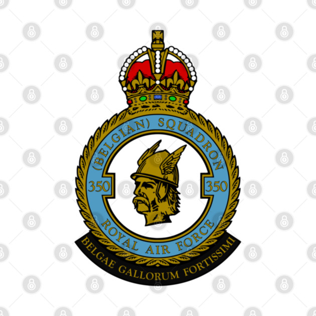 RAF Belgian Squadron 350 - Raf Belgian Squadron 350 - T-Shirt | TeePublic