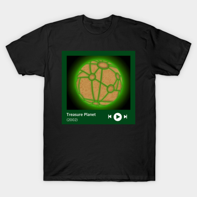 Treasure Planet Spotify Cover Image - Treasure Planet Spotify - T-Shirt ...