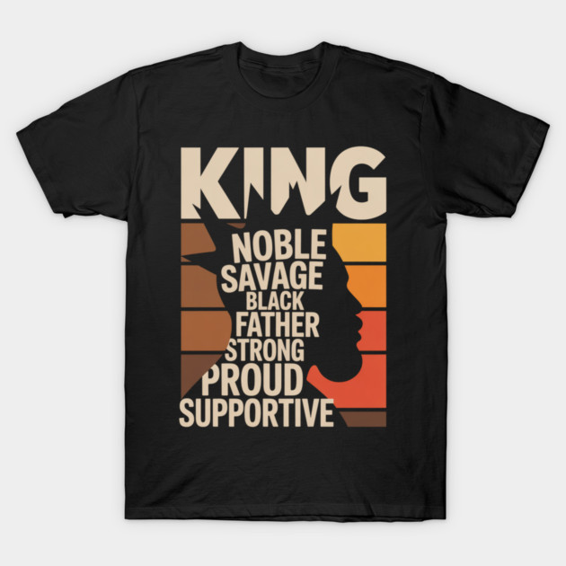 Mens Black History King Father Melanin African American Dad Men - Mens ...