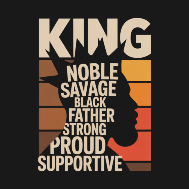 Mens Black History King Father Melanin African American Dad Men - Mens ...