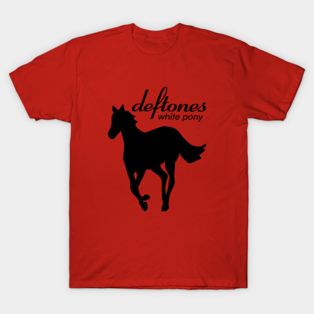 deftones white pony minimalist white - Deftones - T-Shirt | TeePublic