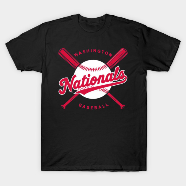 Washington Nationals Baseball Team Logo - Baseball - T-Shirt | TeePublic