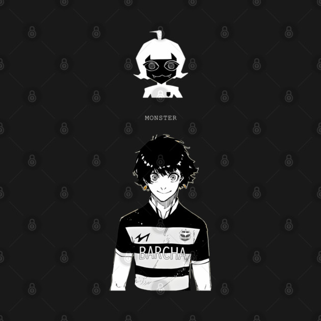 CoOf Meguru Bachira Monster Art - Custom Anime Art - T-Shirt | TeePublic