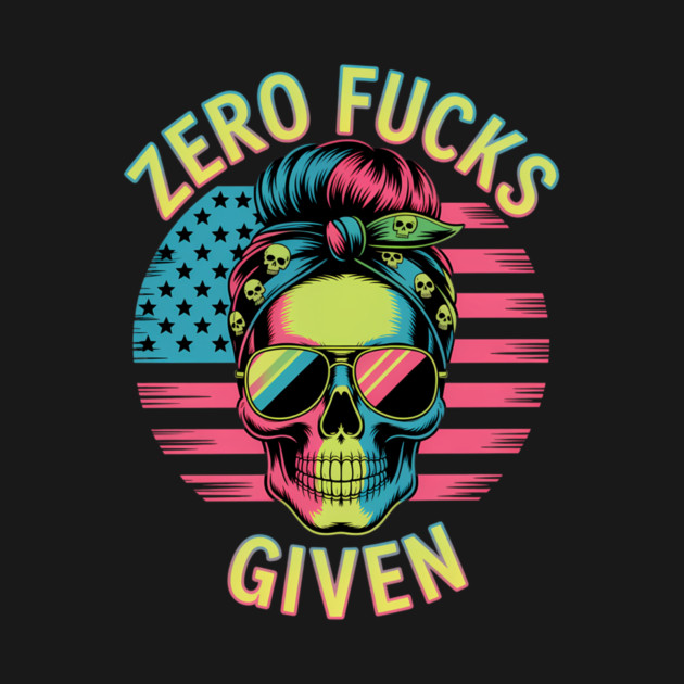 Skull Flag Skeleton Rainbow Messy Hair Joke - Skull Flag Skeleton ...