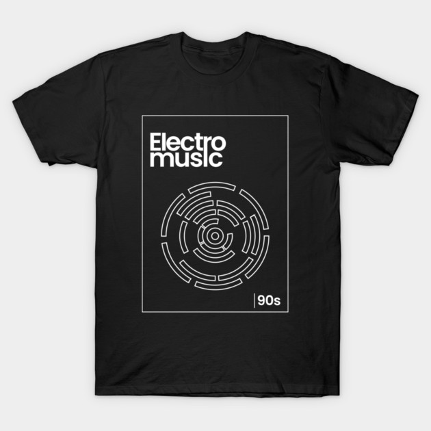 electro music poster design - Electro Music - T-Shirt | TeePublic