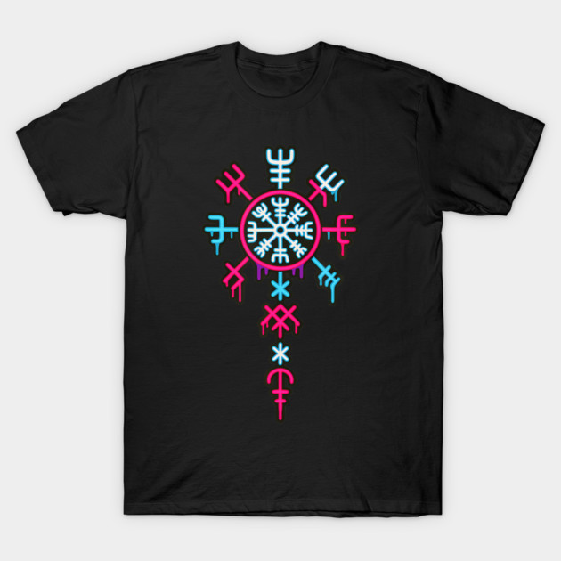 Vegvisir For Norse Mythology - Norse Mythology Symbol - T-Shirt | TeePublic