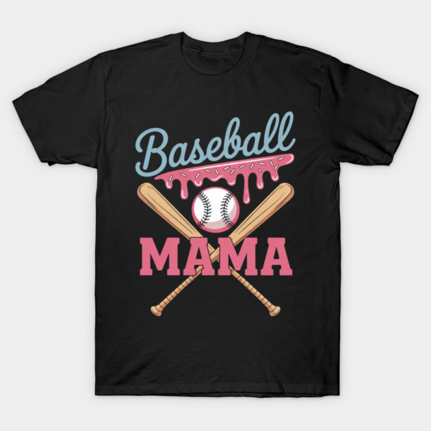 Baseball Mom Drip Ice Cream Baseball Mama Mother's Day - Trending Now ...