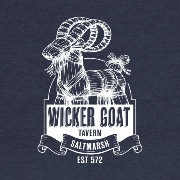 Wicker Goat Tavern (Dark) - Dnd Tavern - T-Shirt | TeePublic