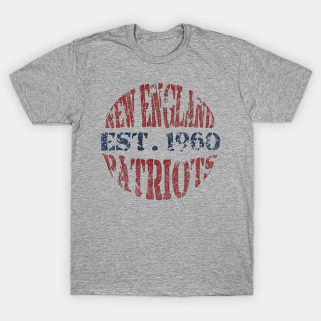 Grunge Vintagen New England Patriots - New England Patriots - T-Shirt ...
