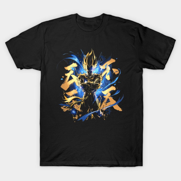 Vegeta Super Saiyan Golden Aura Fan - Vegeta - T-Shirt | TeePublic