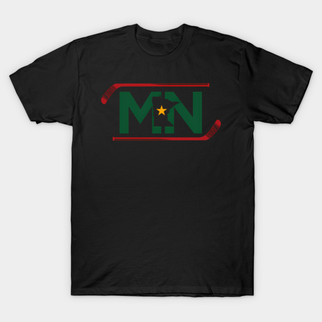 Mn The State Of Hockey T - Minnesota Hockey State - T-Shirt | TeePublic