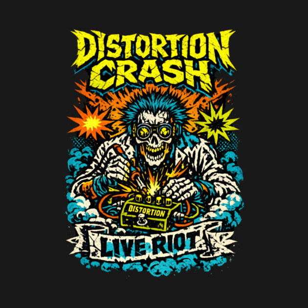 Death Metal Mad Scientist Skull Illustration - Metal - T-Shirt | TeePublic