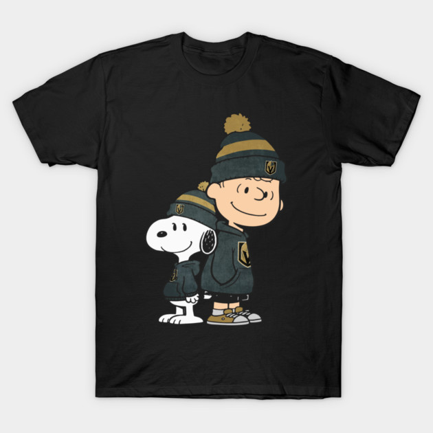 Charlie Brown Golden Knights - Vegas Golden Knights - T-Shirt | TeePublic