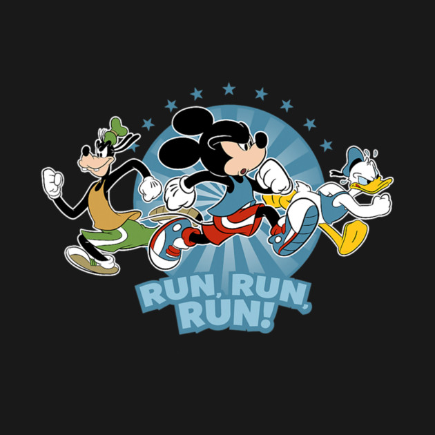 Run, Run, Run! Mickey, Donald & Goofy in Action - Goofy Mickey And ...