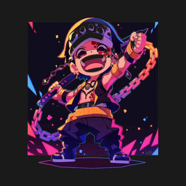 Chibi Law One Piece Fan Art - Trafalgar Law - T-Shirt | TeePublic