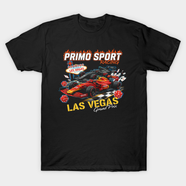 Primo Sport Racing Las Vegas Grand Prix Fortune - Primo Sport - T-Shirt ...