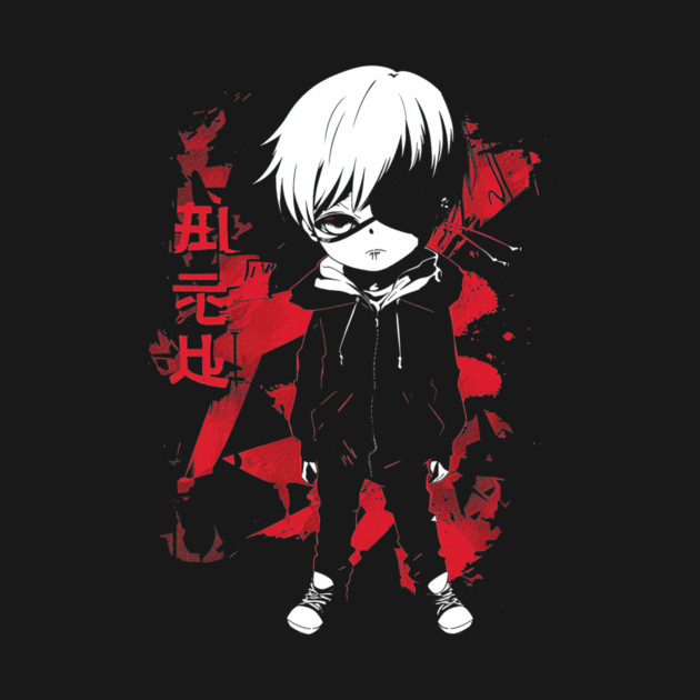 Tokyo Ghoul Kaneki Red Splash Art - Tokyo Ghoul - T-Shirt | TeePublic
