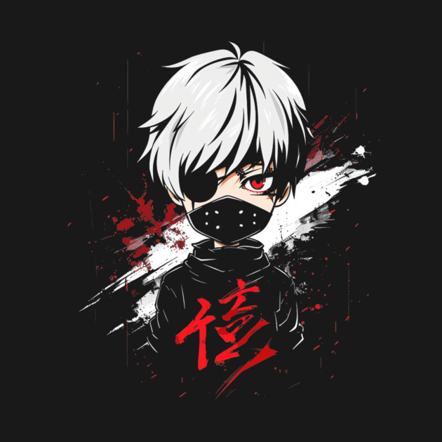 Tokyo Ghoul Ken Kaneki White Hair - Tokyo Ghoul - T-Shirt | TeePublic