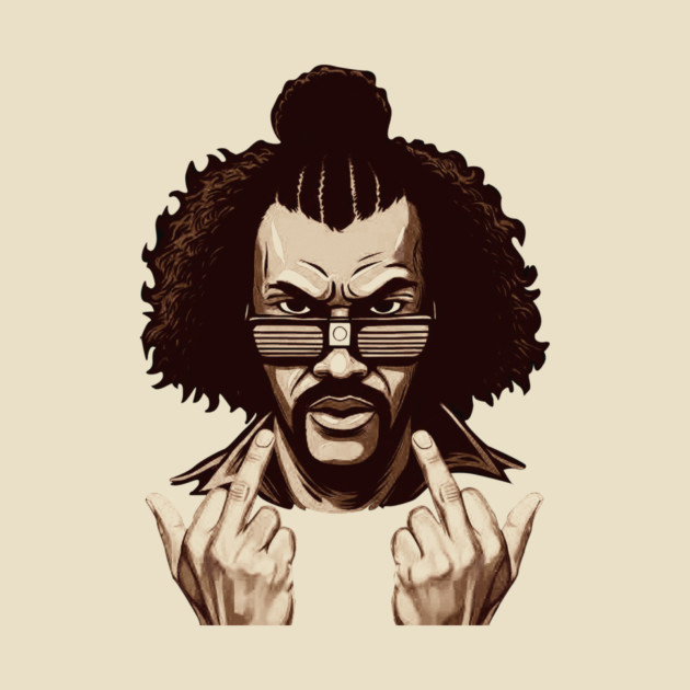 WHEN I SAY SHO NUFF MIDDLE FINGER - The Last Dragon - T-Shirt | TeePublic