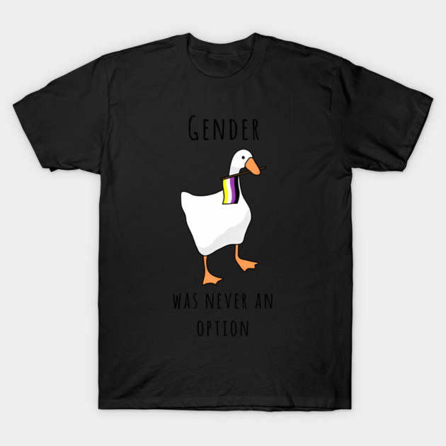 Untitled Goose Game Gender Non-Binary Version - Goose Gender Meme - T ...