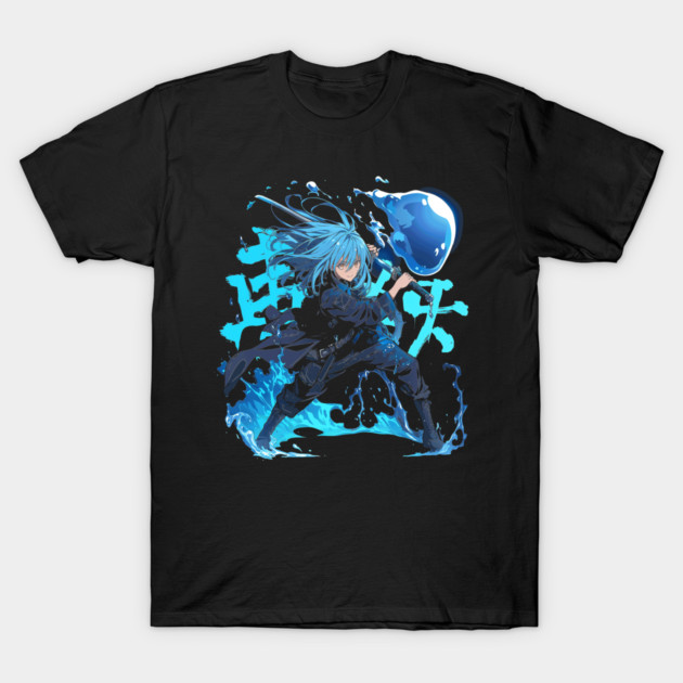 Rimuru Tempest Battle Pose Fanart - Rimuru Tempest - T-Shirt | TeePublic