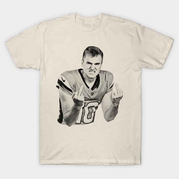 Bo nix, Angry Face Show Middle Finger - Bo Nix - T-Shirt | TeePublic