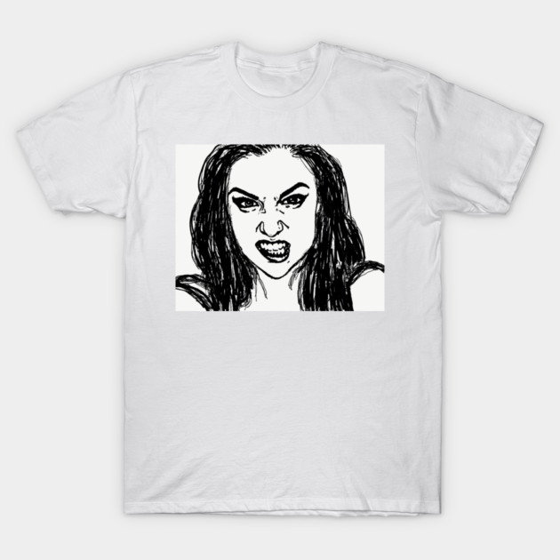 Sasha Grey Mean-Mugging - Sasha Grey - T-Shirt | TeePublic