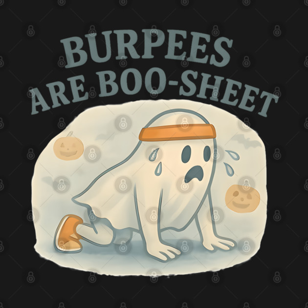 Burpees Are Boo Sheet - Funny Workout Humor - T-Shirt | TeePublic