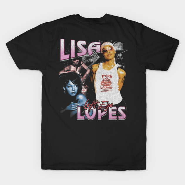 Lisa Left Eye Lopes 90S Bootleg - Lisa Left Eye Lopes - T-Shirt | TeePublic