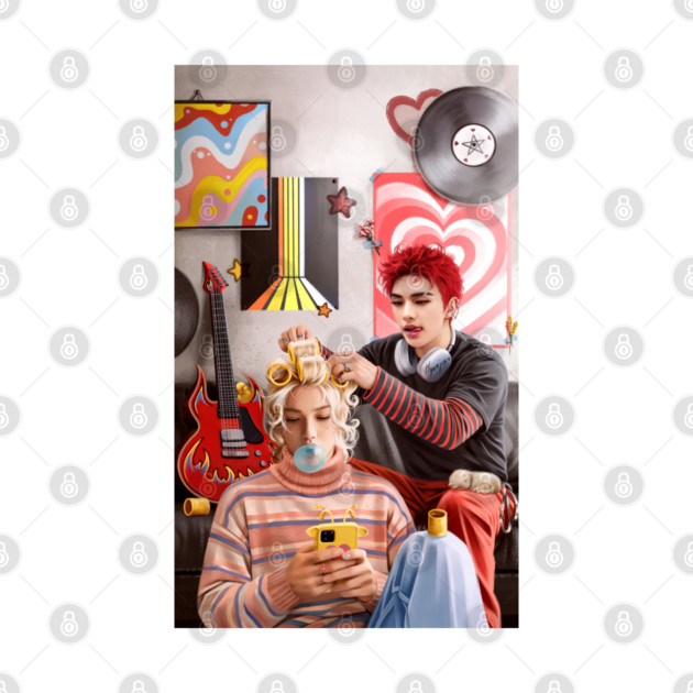 HyunLix - Felix And Hyunjin From Stray Kids - T-Shirt | TeePublic