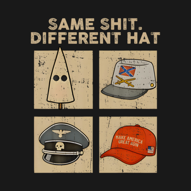 Same Different Hat For - Retro Funny Vintage - T-Shirt | TeePublic