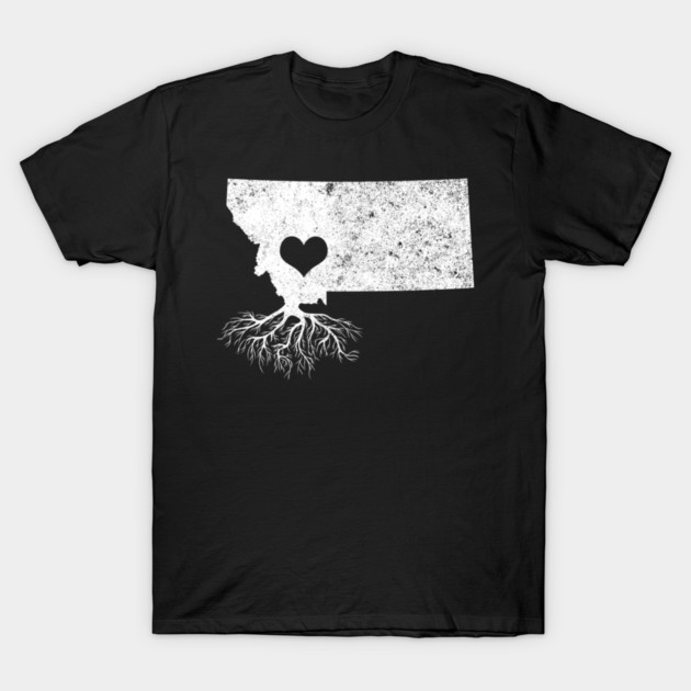 Montana Roots I Love Montana - Montana Roots Love - T-Shirt | TeePublic