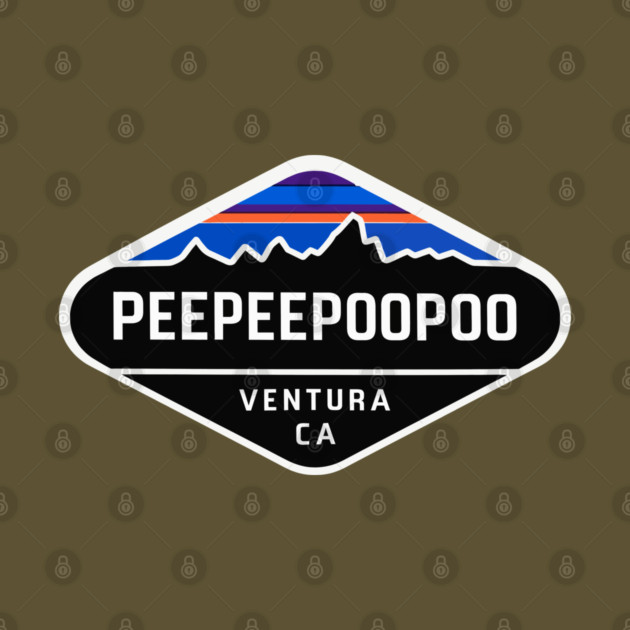 PEEPEEPOOPOO OUTDOORS FUNNY MOUNTAIN LOGO - Peepeepoopoo - T-Shirt ...