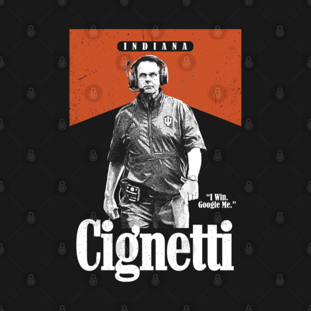 RETRO I Win Google Me - Curt Cignetti 90S - Vintage - T-Shirt | TeePublic