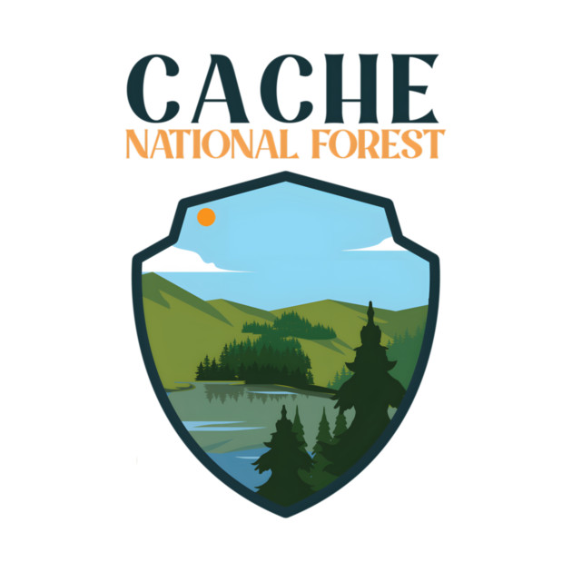 Cache National Forest - Cache National Forest - T-Shirt | TeePublic