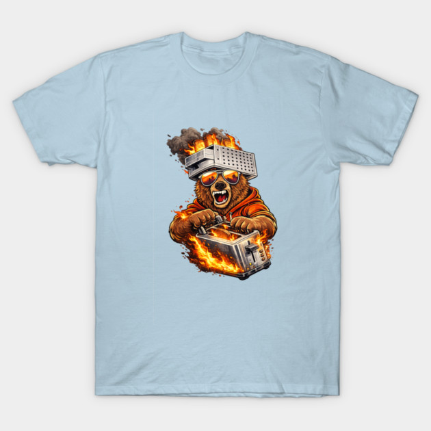 Toasty Bear - Bear - T-Shirt | TeePublic