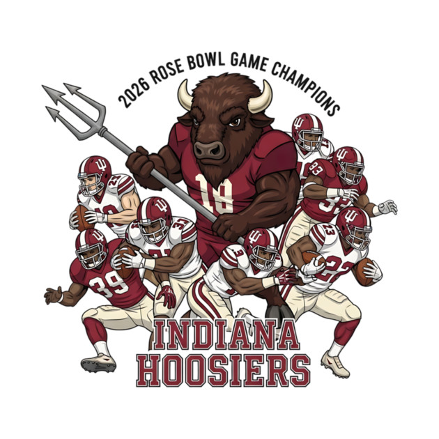Indiana Hoosiers 2026 Rose Bowl Champions - Indiana Hoosiers - Socks ...