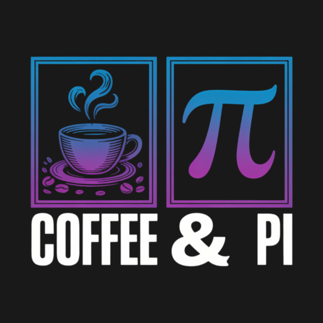 Coffee And Pi Funny Math Pun Pi Day - Coffee And Pi Funny Math Pun Pi ...