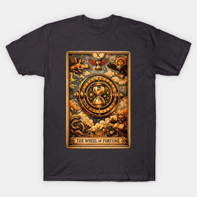 Wheel of Fortune: The Time Turner - Time Turner Tarot - T-Shirt | TeePublic
