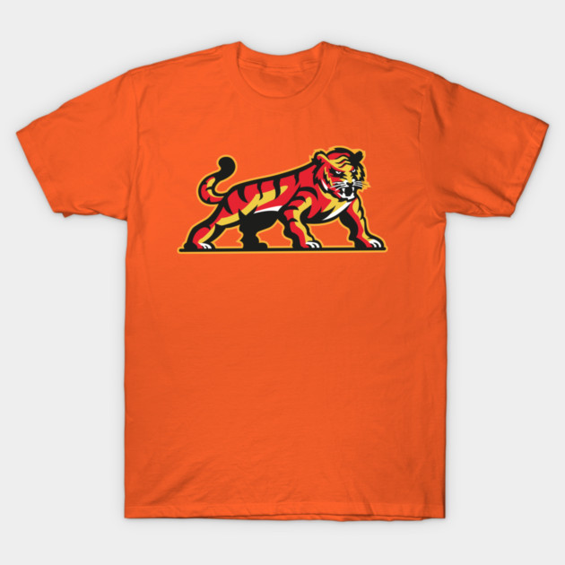 Furious Walking Tiger – Streetwear Mascot Logo - Tigers - T-Shirt ...