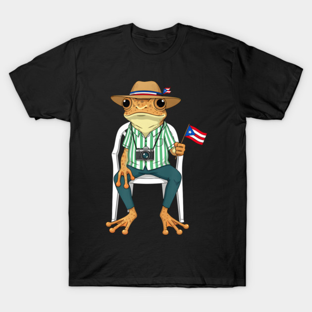 Coqui Frog Puerto Rico Flag Sapo Concho Common Coqu - Coqui Frog Puerto ...