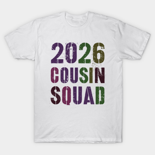 Cousin Squad 2026 | Groovy Wavy Text Cousin Crew | Family Vacation ...