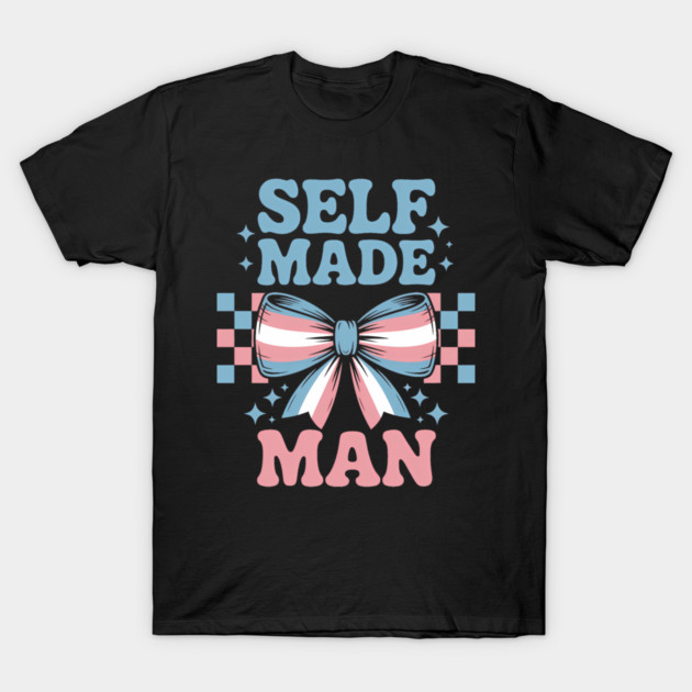 Self Made Man Transgender Trans Pride Flag LGBTQ - Self Made Man ...